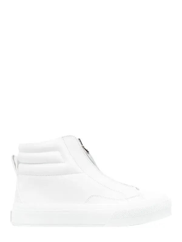 Givenchy Zip-up High-top Sneakers - White