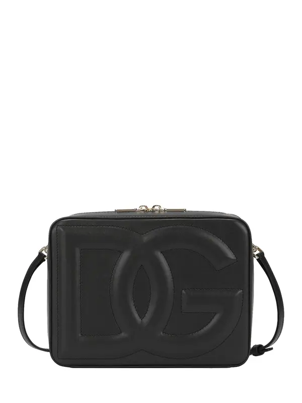 Dolce & Gabbana Medium Dg Logo Camera Bag - Black