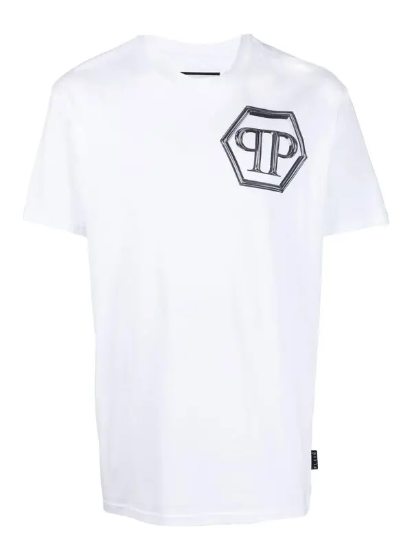 Philipp Plein Logo-print Short-sleeved T-shirt - White