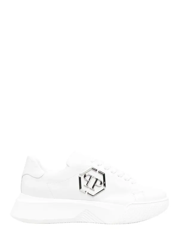 Philipp Plein Godzilla Runner Hexagon Sneakers - White