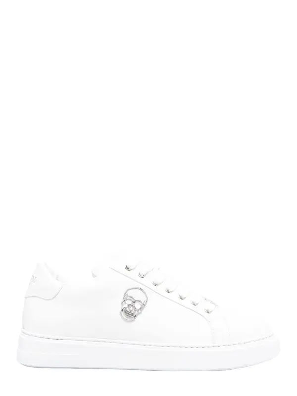 Philipp Plein Skull-plaque Low-top Sneakers - White