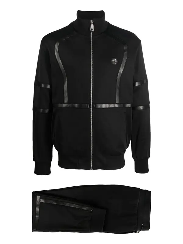 Philipp Plein Logo-patch Track Suit - Black