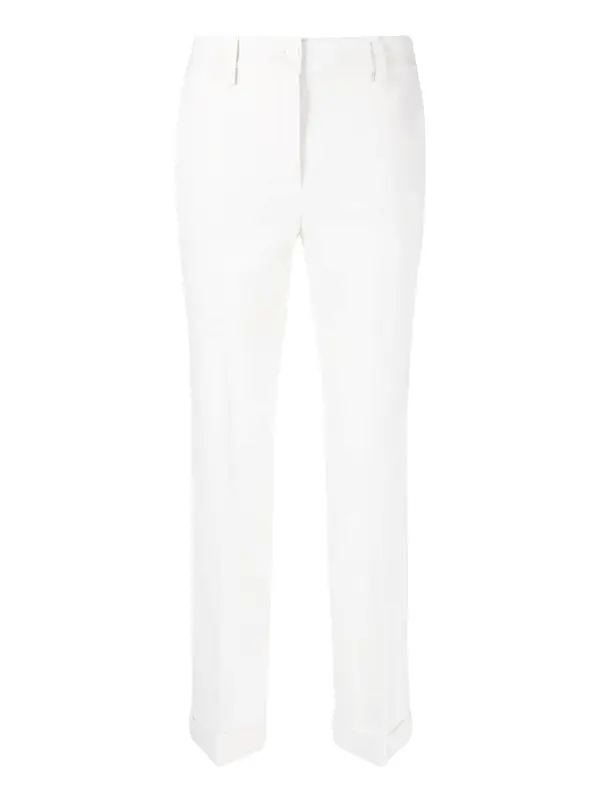 P.a.r.o.s.h Straight Leg Tailored Trousers - Neutrals