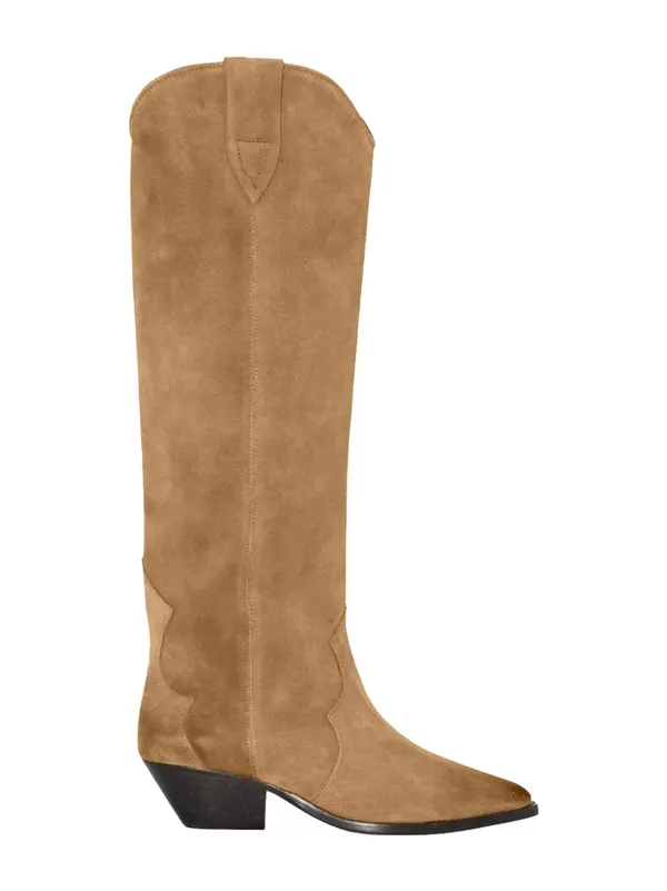 Isabel Marant Denvee Cowboy Boots - Neutrals