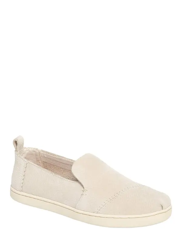 Toms Alpargata Slip-on - Birch Nubuck Leather