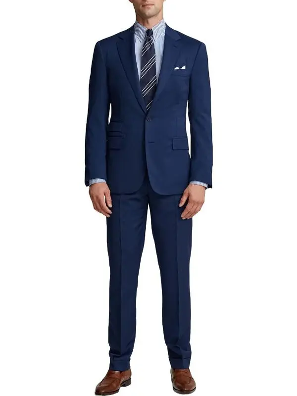 Ralph Lauren Purple Label Classic Worsted Wool Two-piece Suit - Argentine Blue