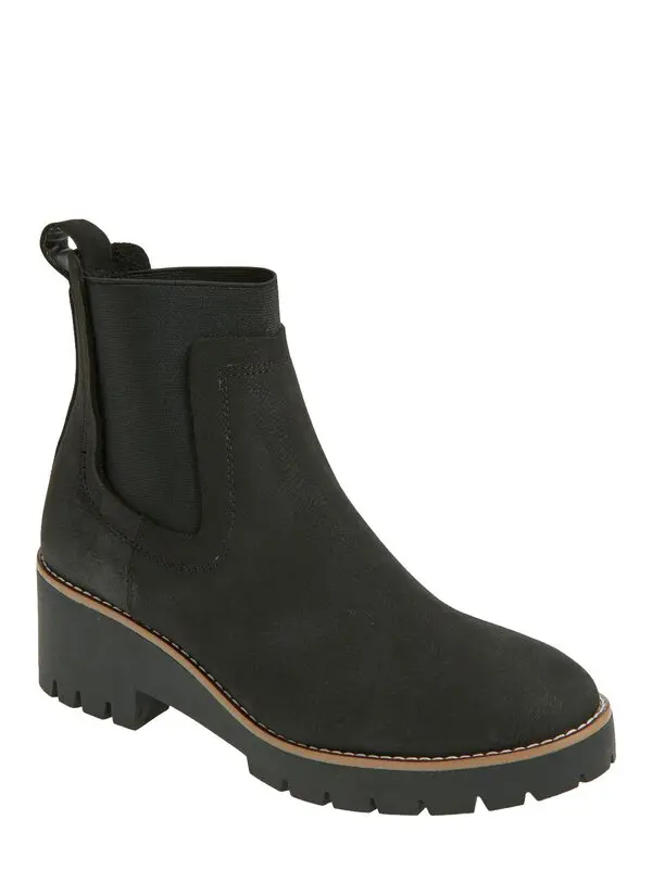 Blondo Dyme Waterproof Chelsea Boot - Black Nubuck