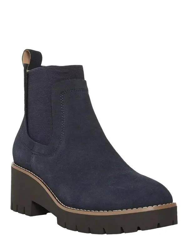 Blondo Dyme Waterproof Chelsea Boot - Nav Suede