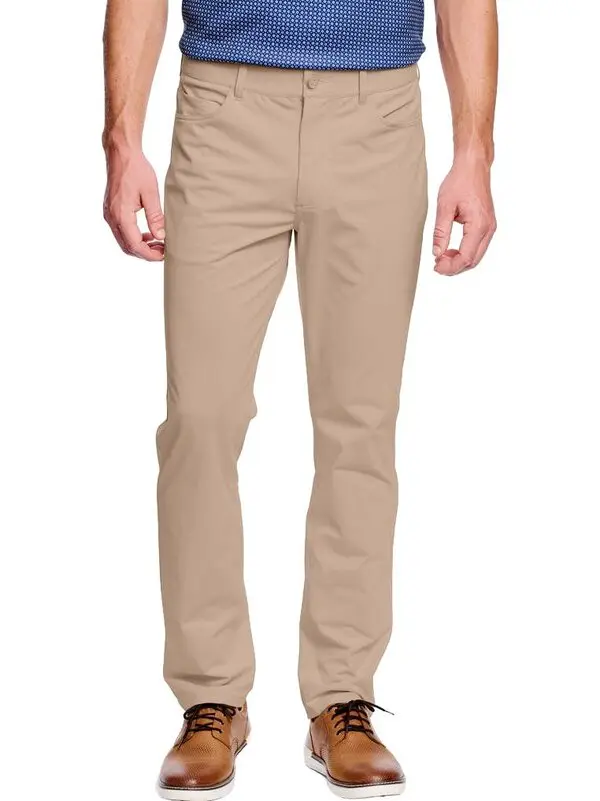 Johnston & Murphy Xc4 Performance Five-pocket Golf Pants - Khaki