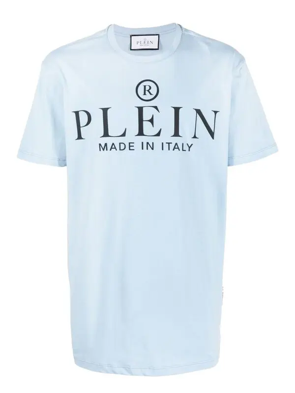 Philipp Plein Logo-print Short-sleeved T-shirt - Blue