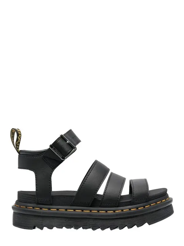 Dr. Martens 45mm Blaire Open-toe Sandals - Black