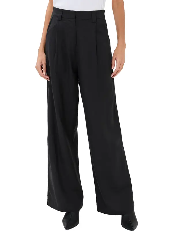 Lioness La Quinta Wide Leg Pants - Black