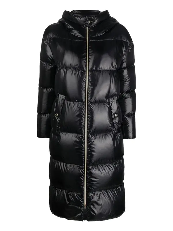 Herno Quilted Padded Coat - Black