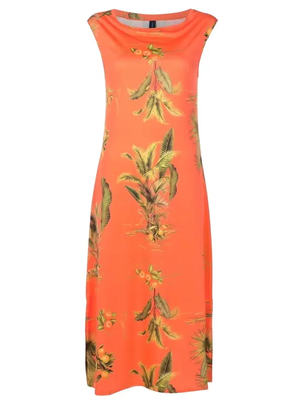 LYGIA & NANNY Floral-print Dress - Orange