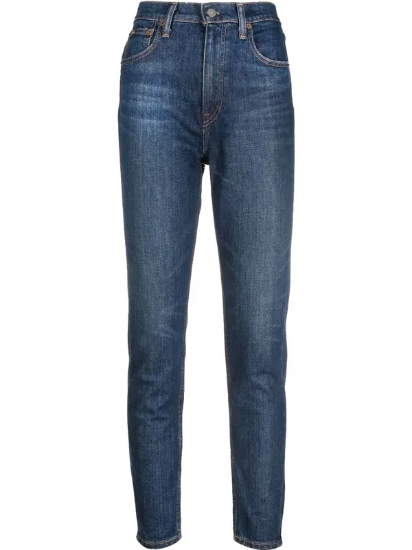 Polo Ralph Lauren High-rise Skinny Jeans - Blue