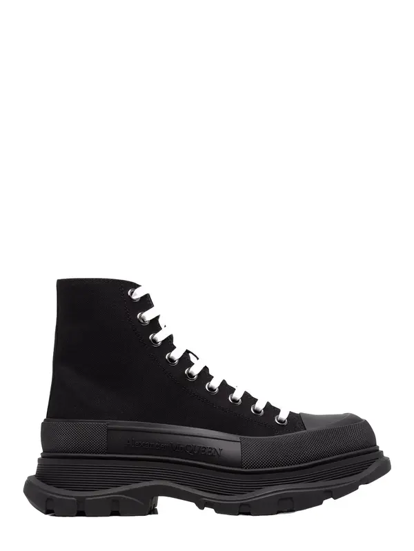 Alexander McQueen Tread Slick High-top Sneakers - Black