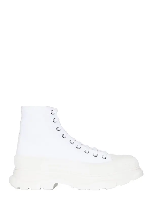 Alexander McQueen Tread Slick High-top Sneakers - White