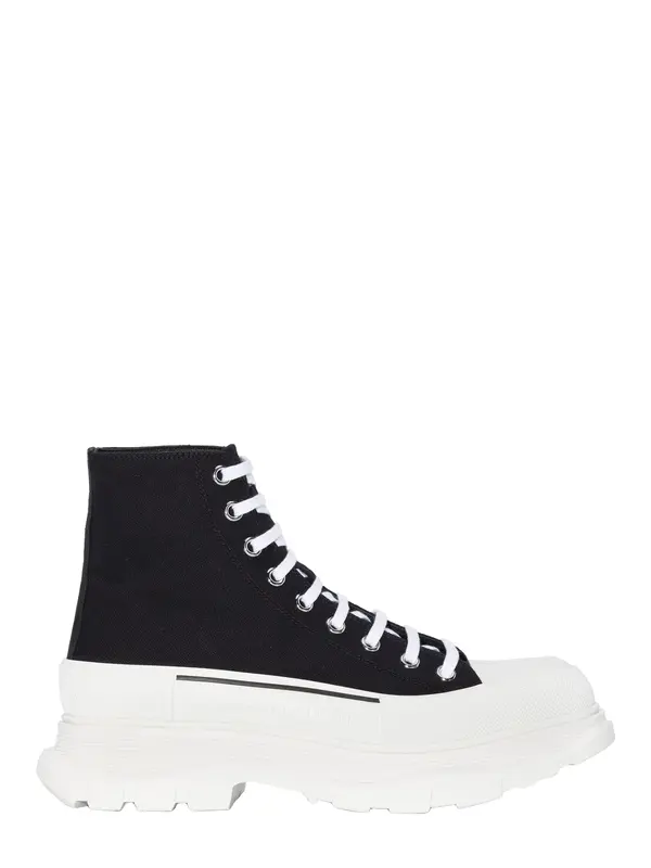 Alexander McQueen Tread Slick High-top Sneakers - Black