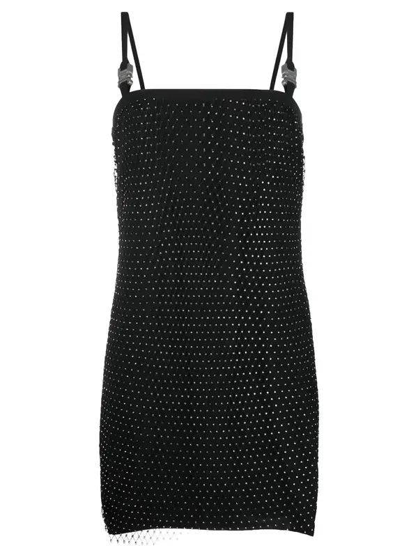 1017 Alyx 9sm Crystal-embellished Slip Dress - Black
