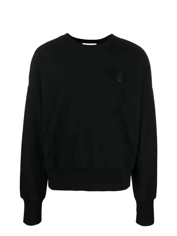 Alexander McQueen Logo-patch Wool Sweatshirt - Black