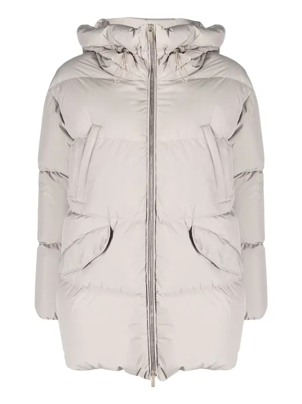 MOORER Tepa Padded Coat - Neutrals