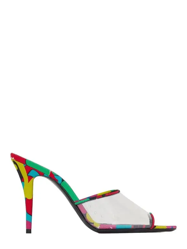 Saint Laurent 95mm Gippy Sandals - White