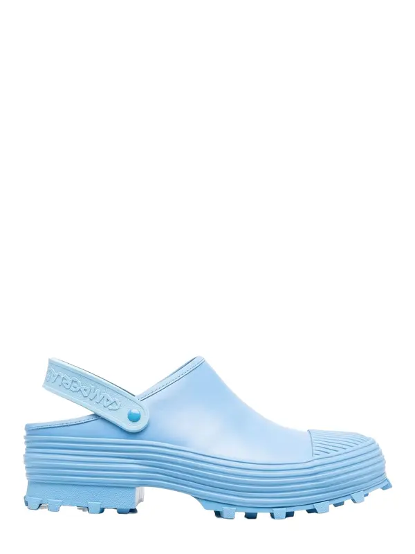 Camper Leather Slip-on Clogs - Blue