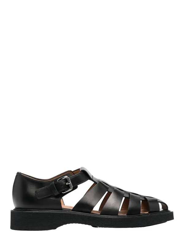 Church's Hove Strappy Design Sandals - Black