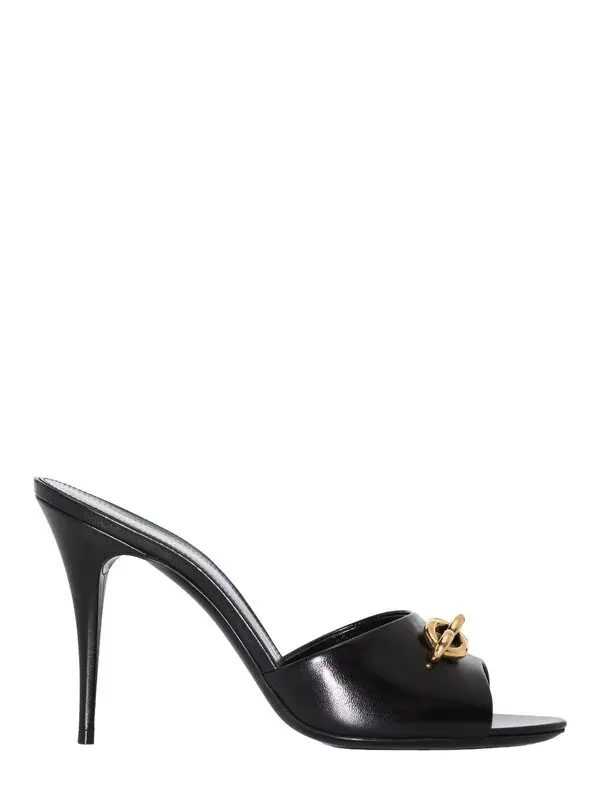 Saint Laurent Le Maillon 95mm Heel Sandals - Black