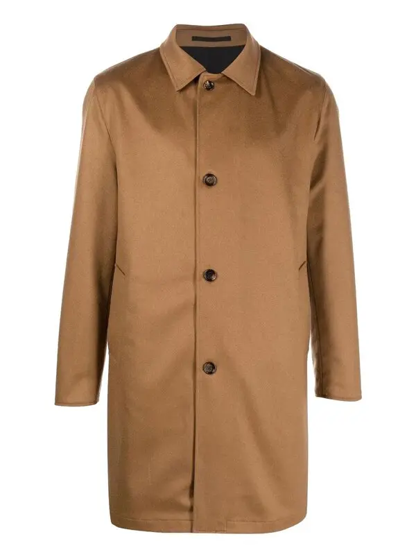 KIRED Reversible Single-breasted Coat - Brown