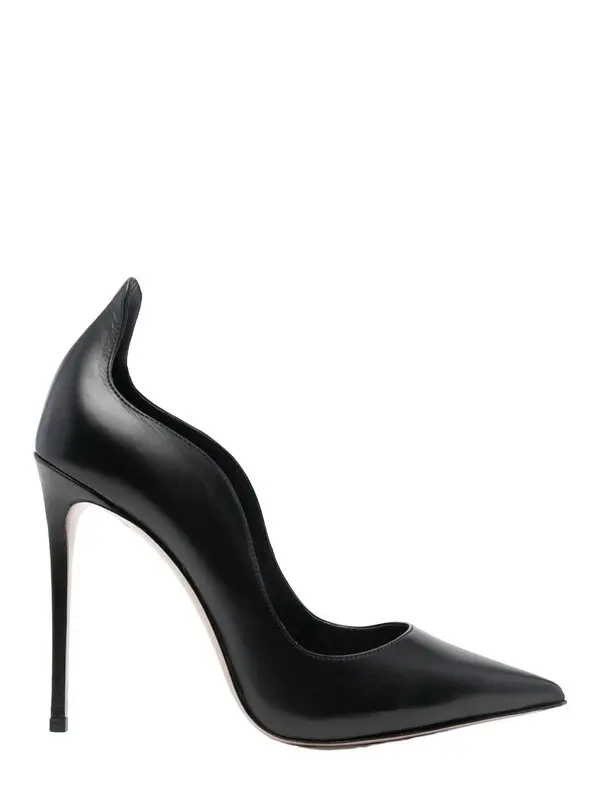 LE SILLA Pointed-toe Sculpted Pumps - Black