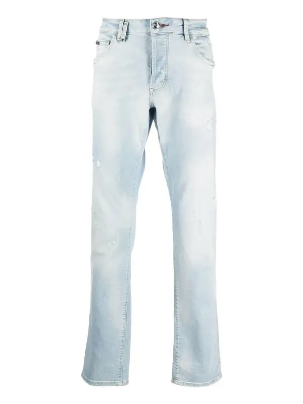 Philipp Plein Straight-leg Jeans - Blue