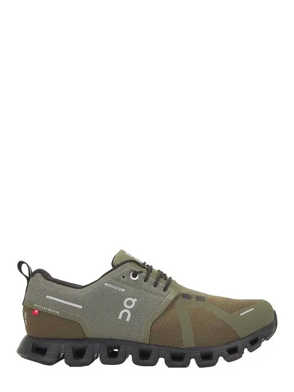 On Cloud 5 Waterproof Sneaker - Olive & Black