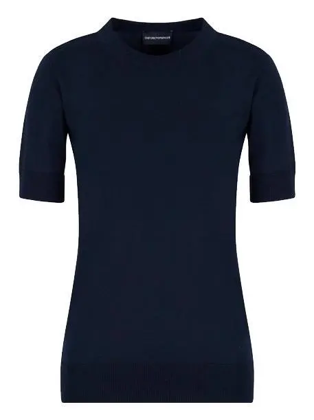 Emporio Armani Short-sleeved Jumper - Blue / Navy