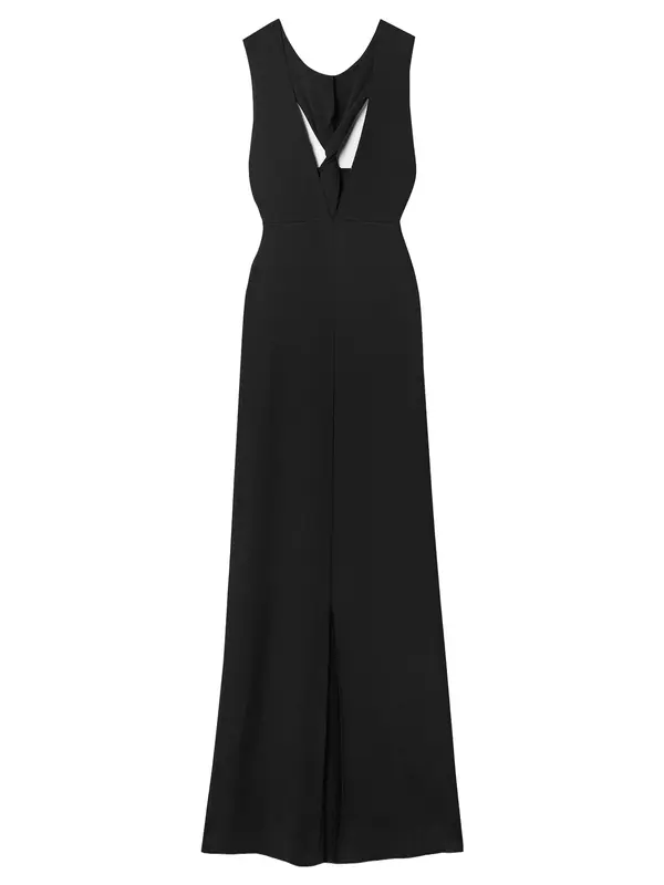THE ROW Ingmar Twist-back Jersey Gown - Black