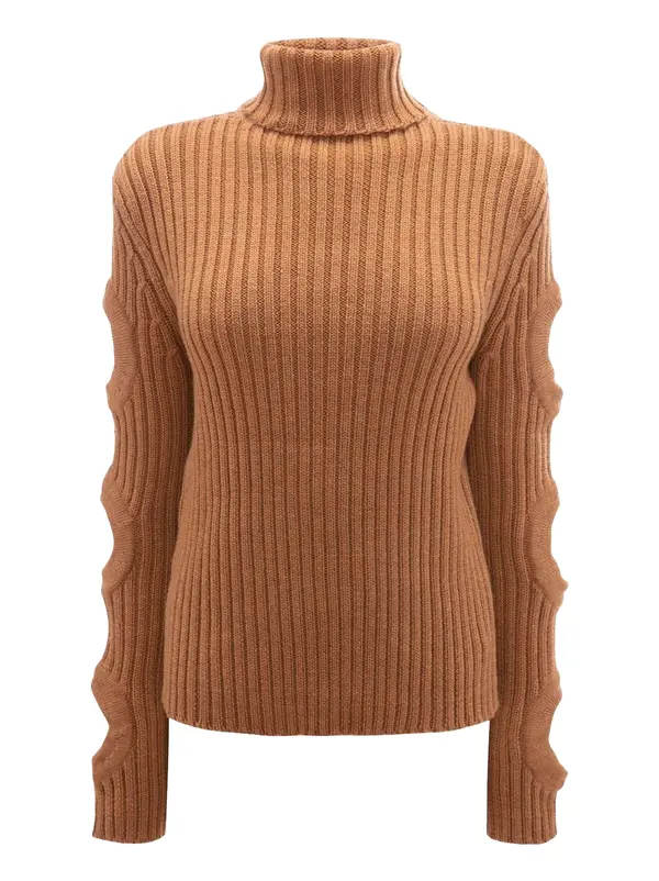 JW Anderson Cut-out Detail Jumper - Brown