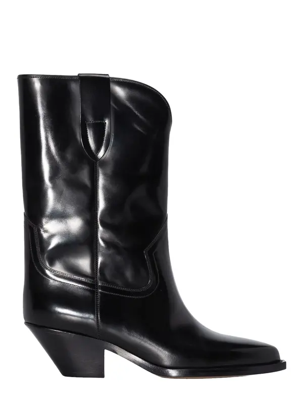 Isabel Marant Dahope Leather Boots - Black