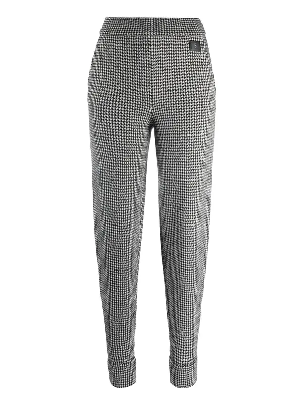 Ralph Lauren Houndstooth Trousers - Black