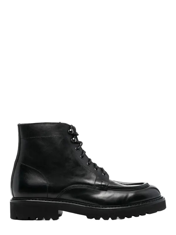 DOUCAL'S Ankle Lace-up Boots - Black