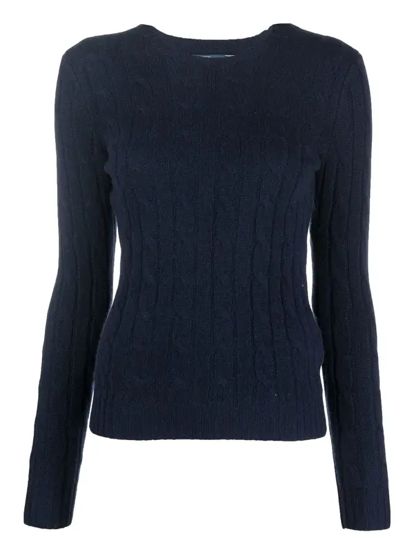 Polo Ralph Lauren Cable-knit Cashmere Jumper - Blue