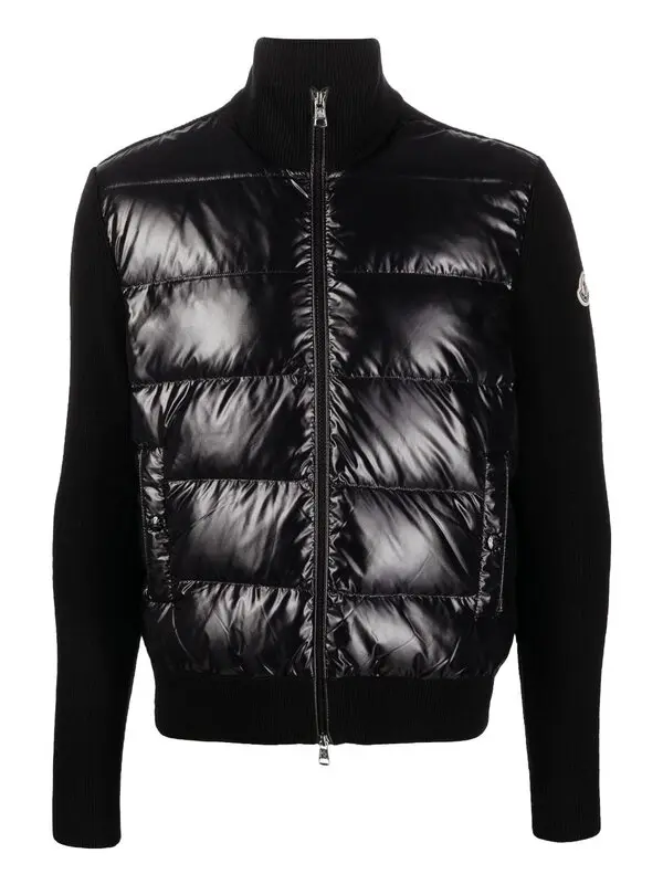 Moncler Zip-fastening Padded Jacket - Black