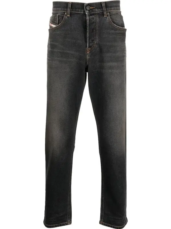 DIESEL® 2005 Embroidered-logo Jeans - Grey