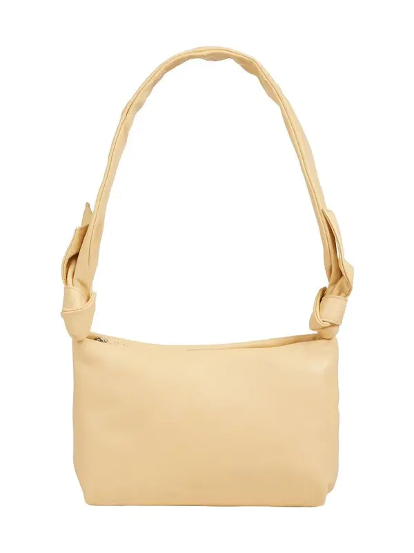 3.1 Phillip Lim Croissant Knotted Leather Shoulder Bag - Cream