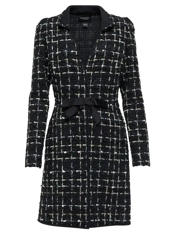 Giambattista Valli Tweed Minidress - Black