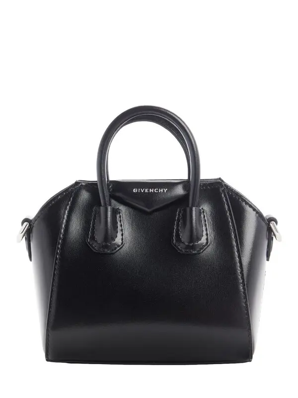 Givenchy Micro Antigona Leather Satchel - Black