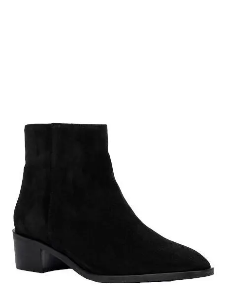 Aquatalia Reeta Luxe Weatherproof Suede Bootie - Black