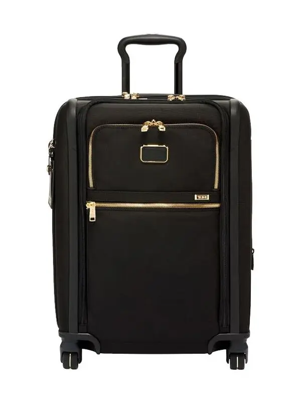 Tumi Alpha 3 22-inch Wheeled Carry-on Suitcase - Black/gold