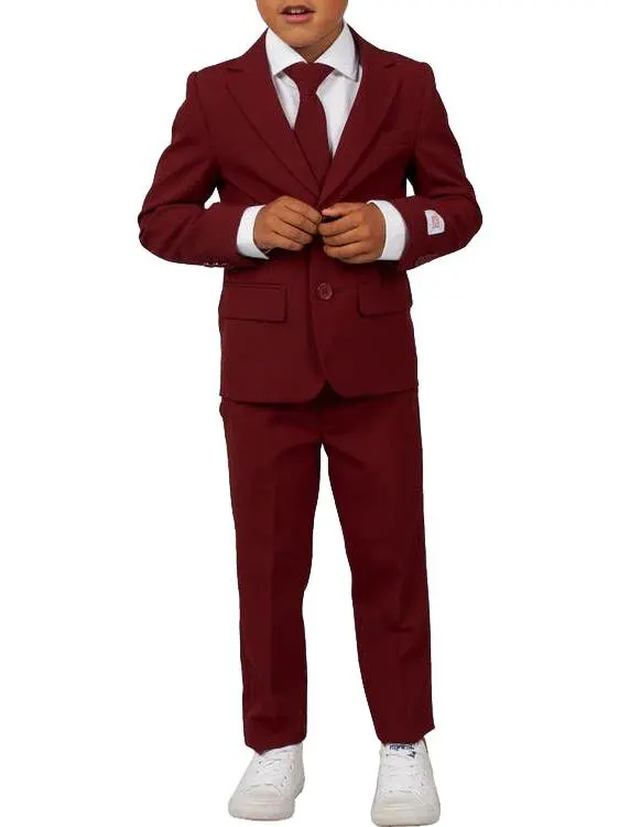Opposuits Blazing Burgundy Two-piece Suit & Tie - Red
