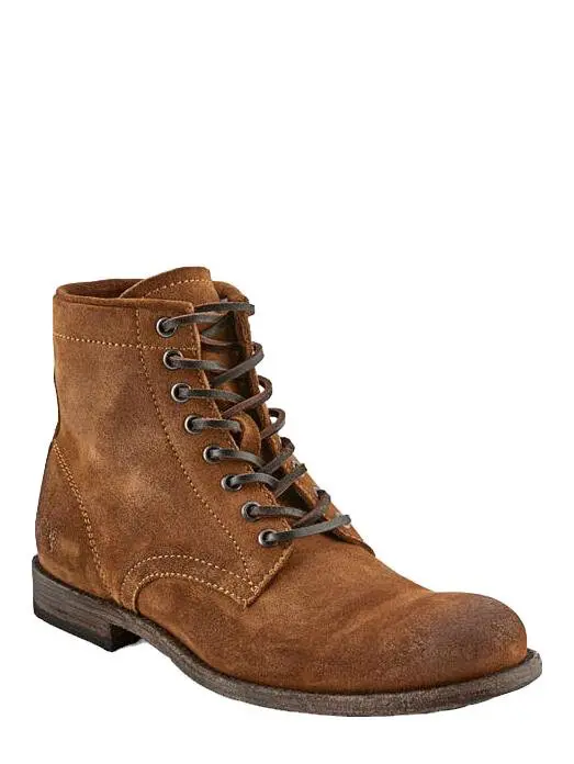 Frye Tyler Leather Boots - Tan Suede