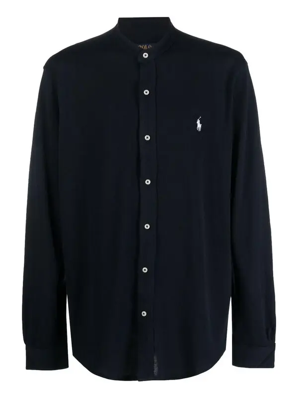 Polo Ralph Lauren Logo-embroidered Cotton Shirt - Blue
